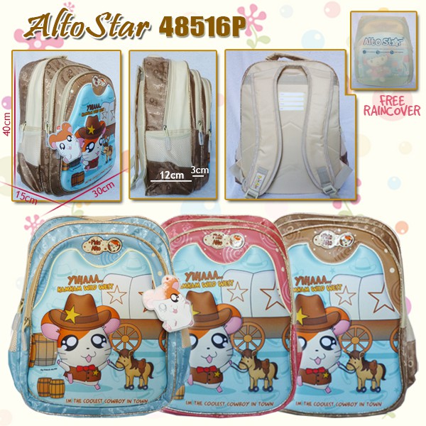 Jual PALO ALTO 48516P (Tas Sekolah Ransel 3D, TK, SD, Asli, Original ...