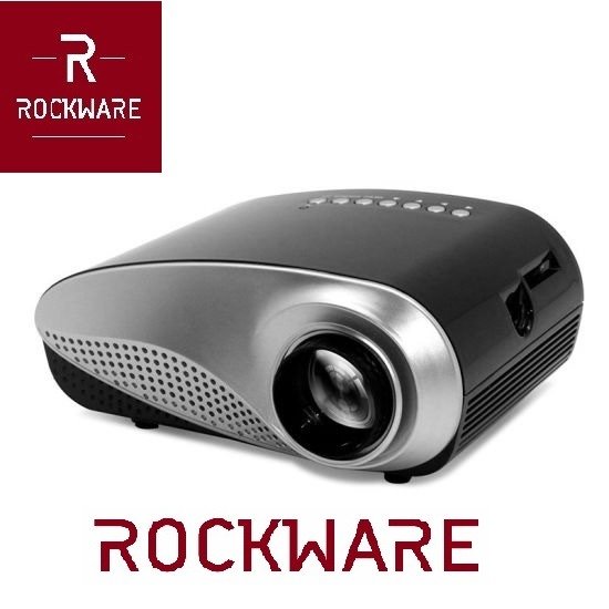 Jual miliki ROCKWARE RD-802 - Mini LED Projector 60 Lumens with TV ...