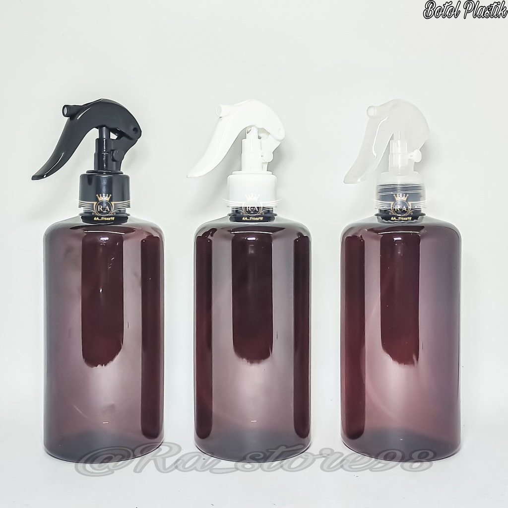 Jual Botol Trigger 500ml Amber semprotan pewangi Ruangan tutup varian ...