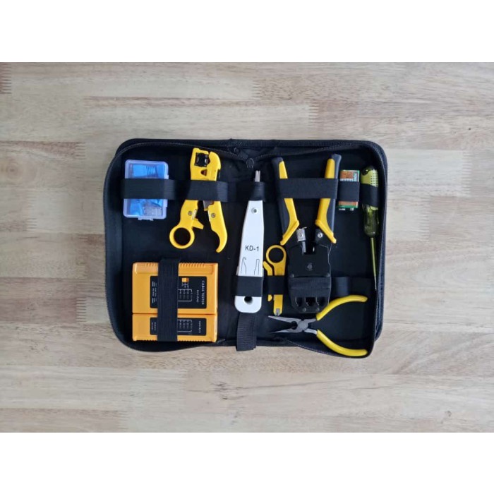 Jual Tang - Crimping Tools Set Tang Crimping Rj45 Rj11 Lan Cable Tester ...