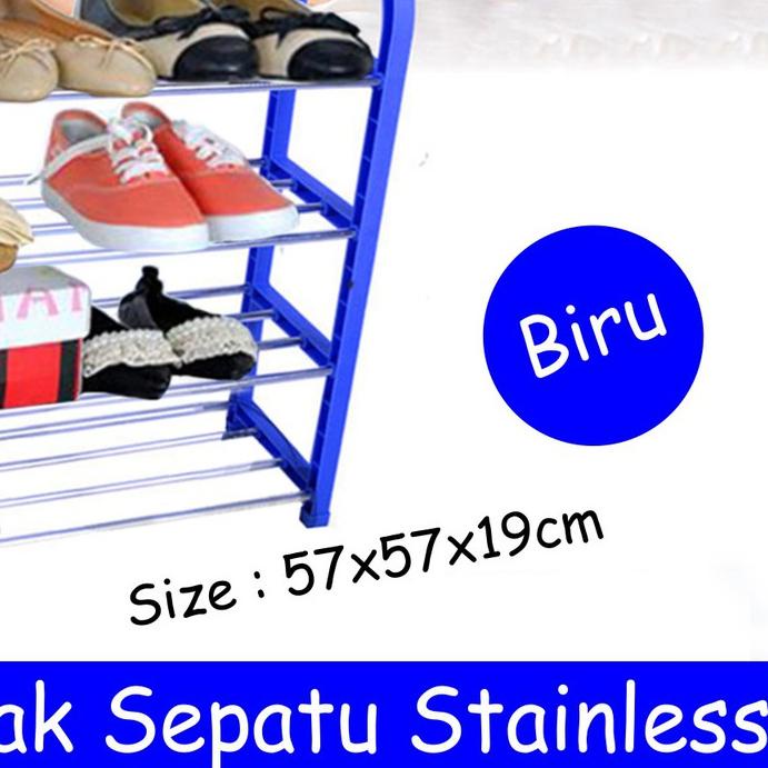 Jual Rak Sepatu Stainless Rak Sepatu Mudah Bongkar Pasang | Shopee ...