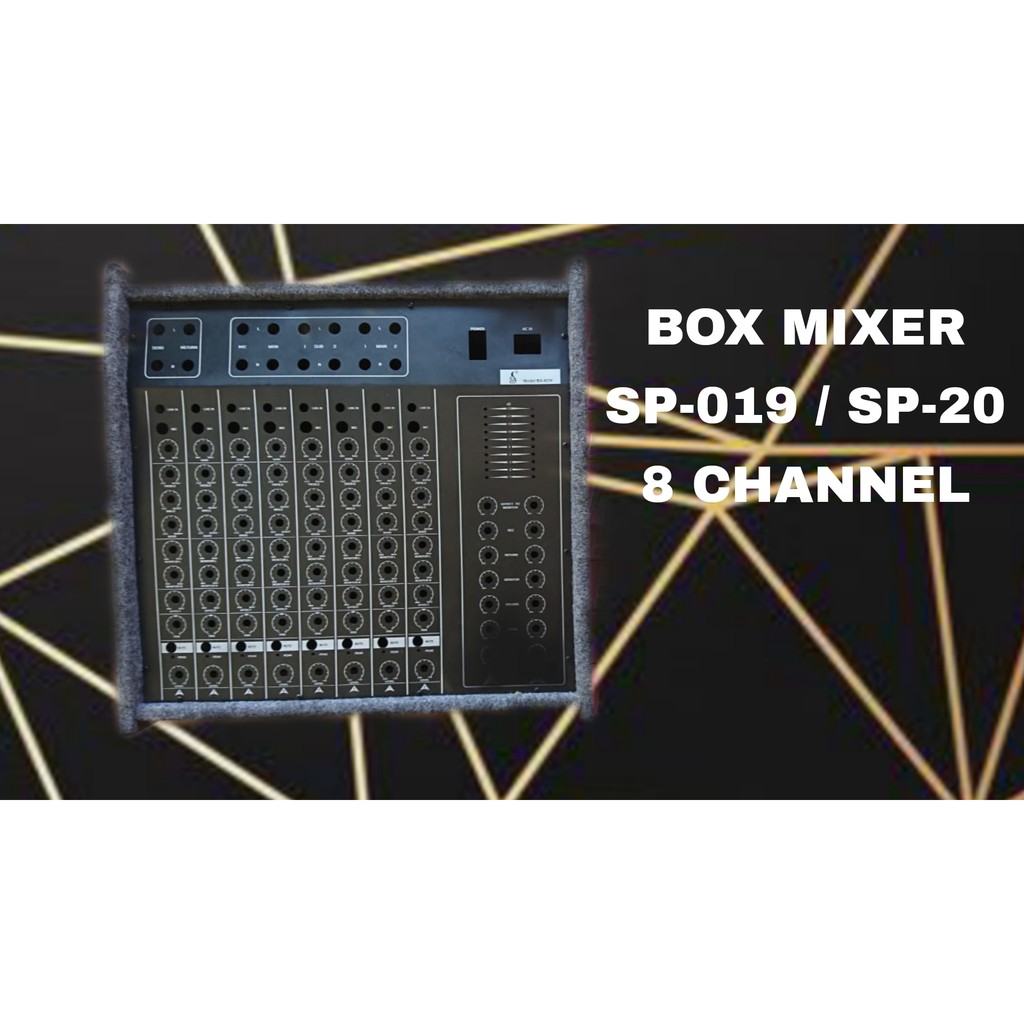 Jual BOX MIXER SP-019 / SP-020 8 CHANNEL | Shopee Indonesia