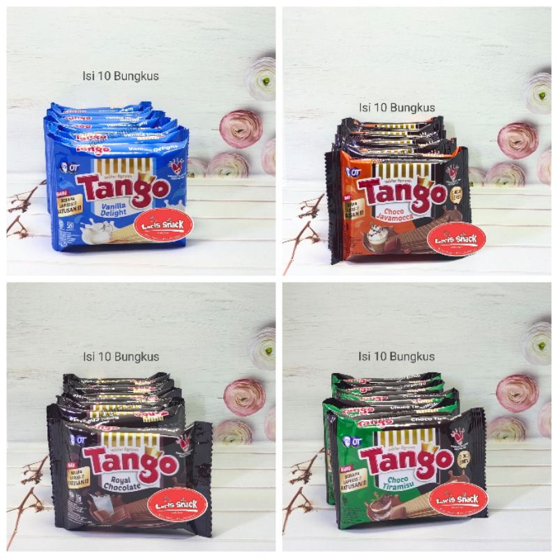 Jual Biskuit Wafer Tango All varian 16gr (isi 10) | Shopee Indonesia