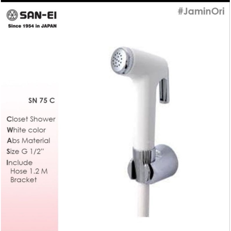 Jual jet shower san-ei PSN 75 C bidet shower San Ei/Shower Cebok San-Ei Putih | Shopee Indonesia