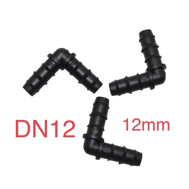 Jual Elbow Knee Nepel 12mm 12 mm DN12 8/11 Hidroponik DN12 Hose Elbow ...