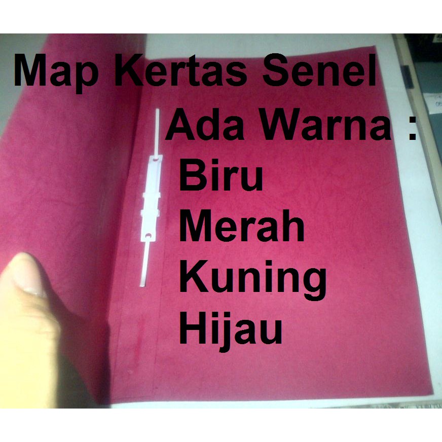 Jual Map Kertas Diamond Senel 5001 Biru Hijau Kuning Merah 1pack isi ...