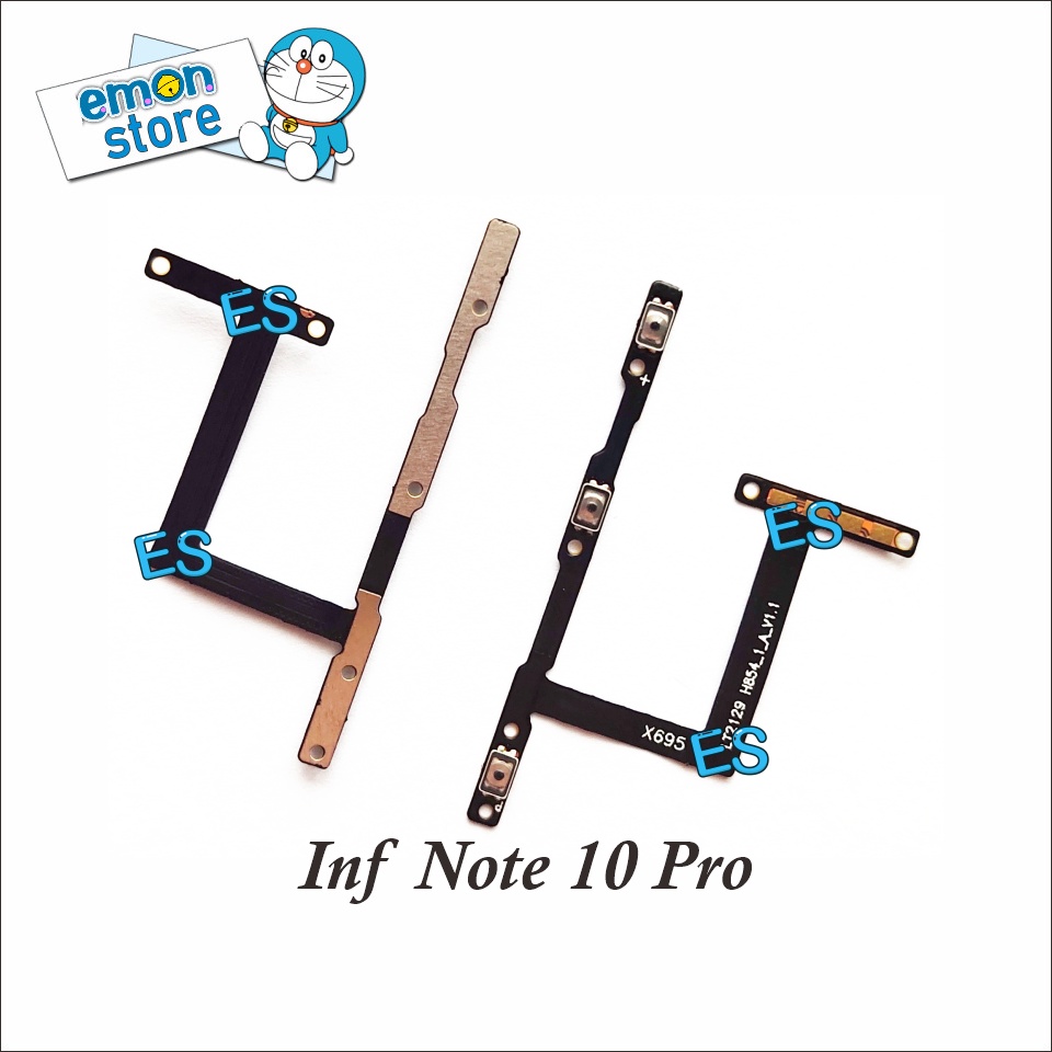 Jual Flexible Tombol Power On Off Flexibel Volume Infinix Note 10 Pro X695 Note 10Pro | Shopee ...