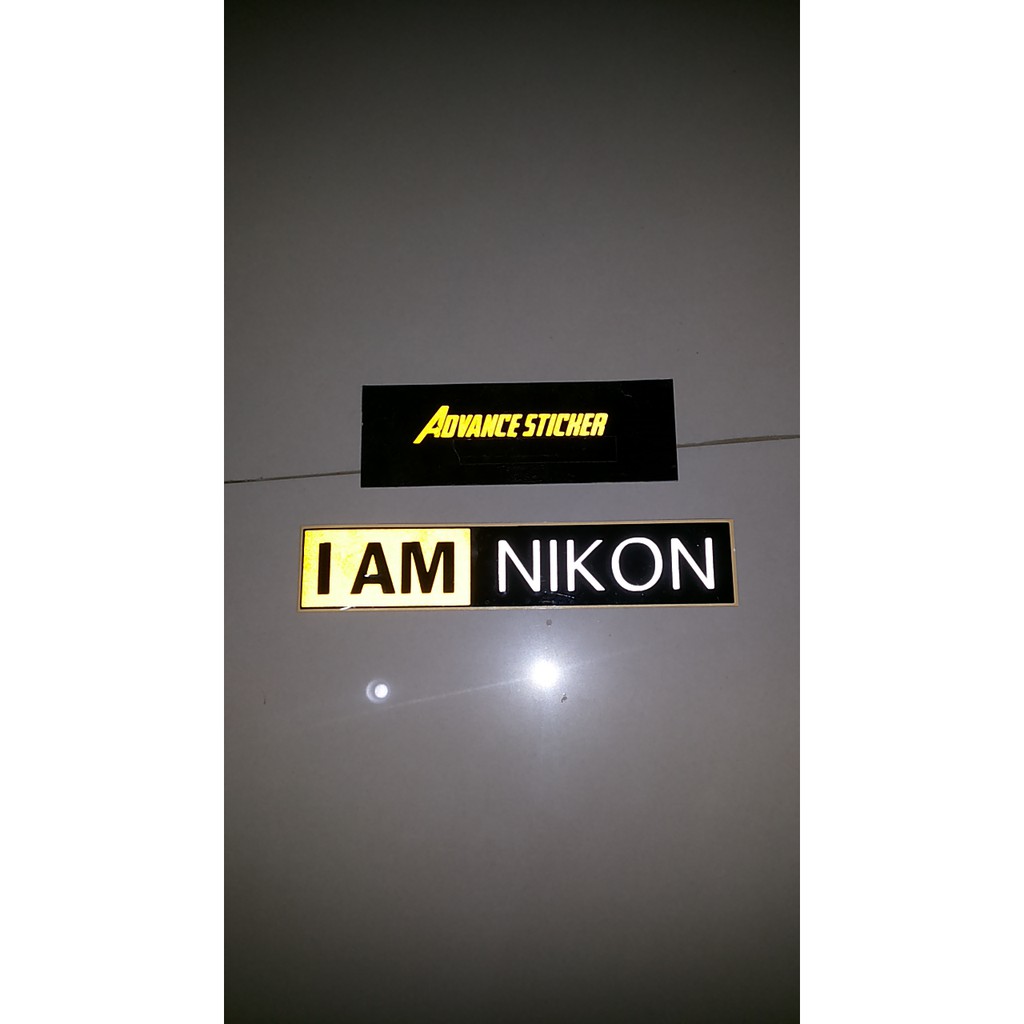 Jual (stiker) sticker i am nikon logo | Shopee Indonesia