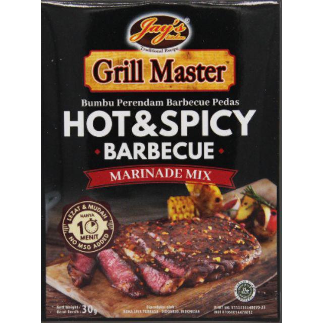 Jual Jay's / Jays Grill Master marinade mix /Classic Barbecue/hot spicy /chiken / italian ...