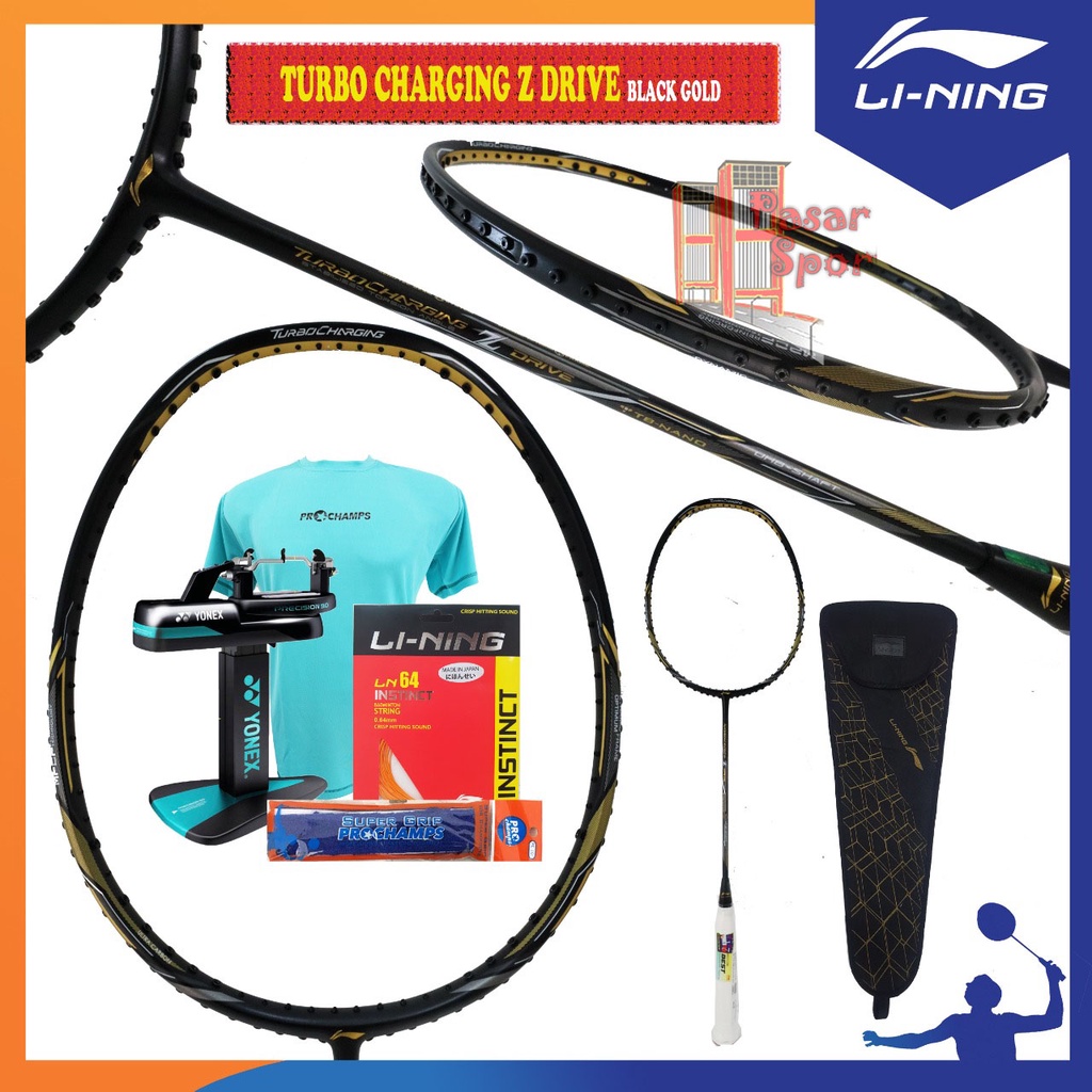 Jual LINING TURBO CHARGING Z DRIVE RAKET BADMINTON ORIGINAL | Shopee ...