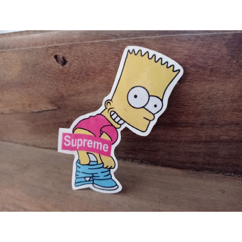 Jual STIKER THE SIMPSON FT SUPREME. minim pembelian 8pcs (bebas pilih ...