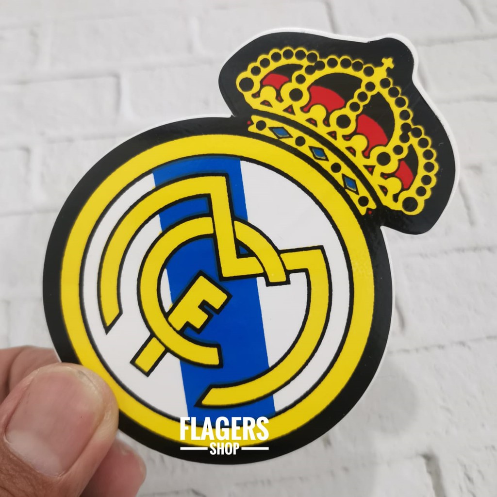 Jual Stiker Real Madrid / Los Blancos / Stiker Klub Bola / Club Sticker ...