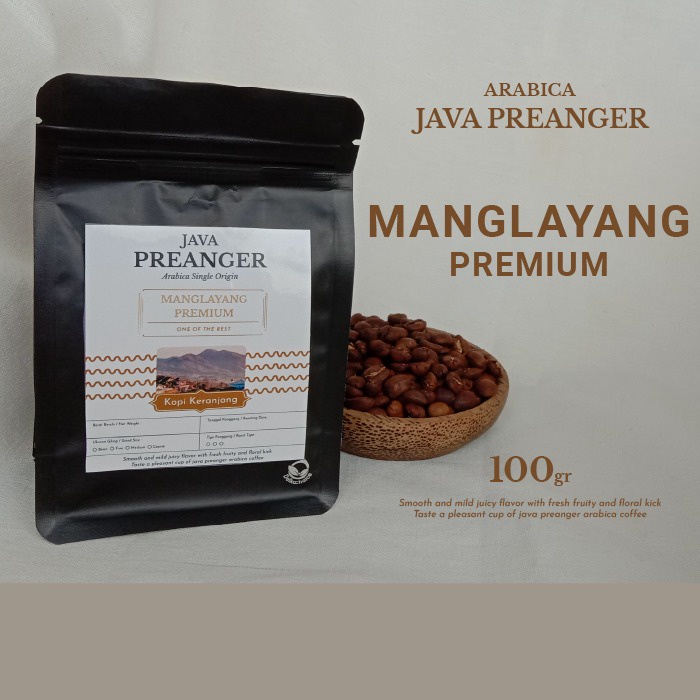 Jual Arabica Java Preanger Manglayang Premium Kopi Bean, Bubuk 100 ...