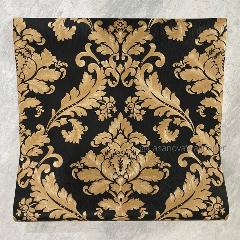 Jual WALLPAPER DINDING MEWAH MOTIF KLASIK EMBOSS TIMBUL | Shopee Indonesia