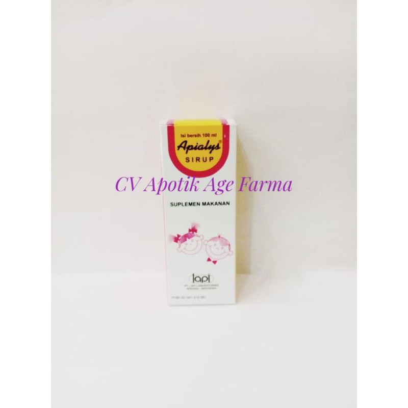 Jual Apialys Sirup 100 mL (Lapi) | Shopee Indonesia