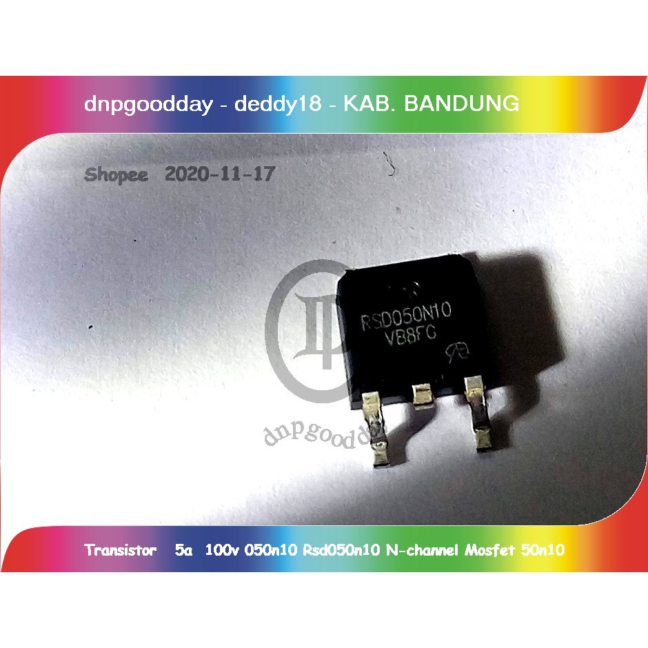 Jual Transistor 5a 100v 050n10 Rsd050n10 N-channel Mosfet 50n10 ...