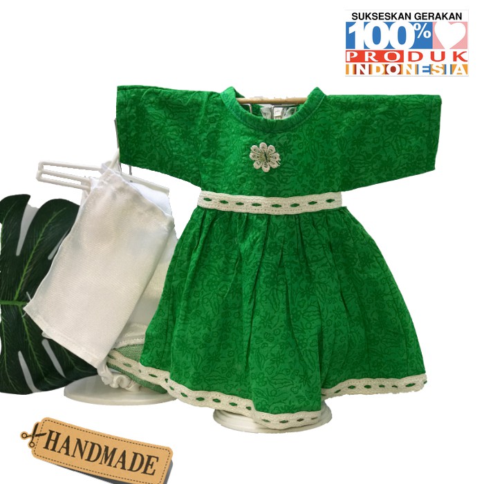 Jual Baju Boneka Radinka dolls | Belinda Anisa 7L Hijradolls | Green ...