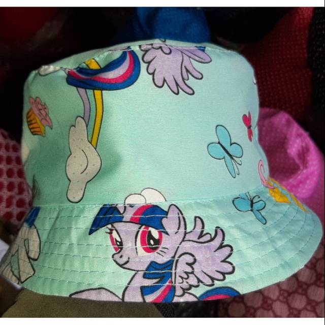 Jual Topi Face Shield Anak Bucket Little Pony | Shopee Indonesia