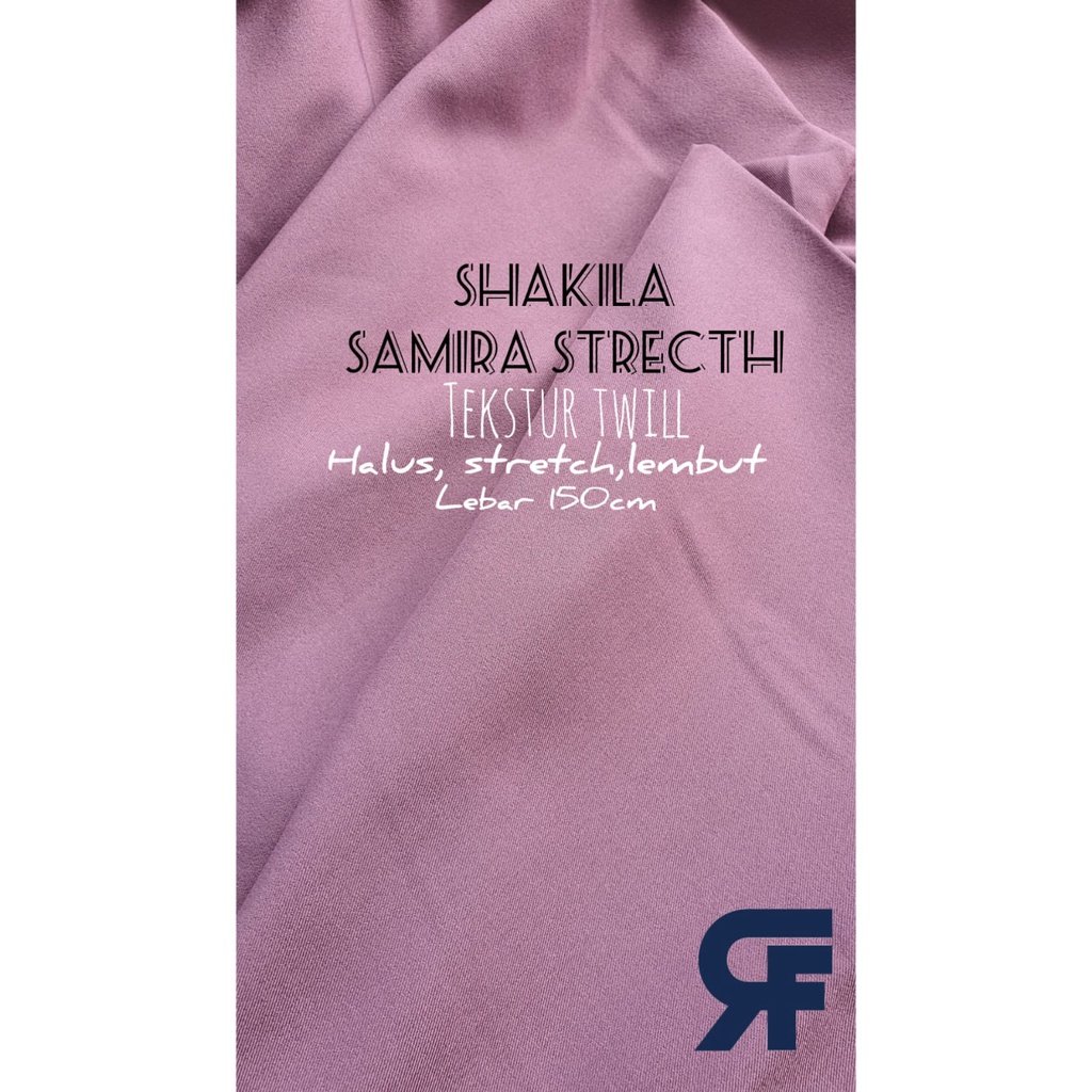 Jual Bahan Kain Shakila Samira Stretch Premium Ecer per 0,5 meter ...