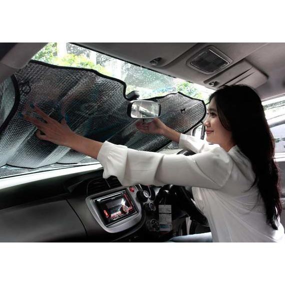 Jual SUN SHIELD / PENAHAN PELINDUNG PANAS KACA DEPAN MOBIL LIPAT ...