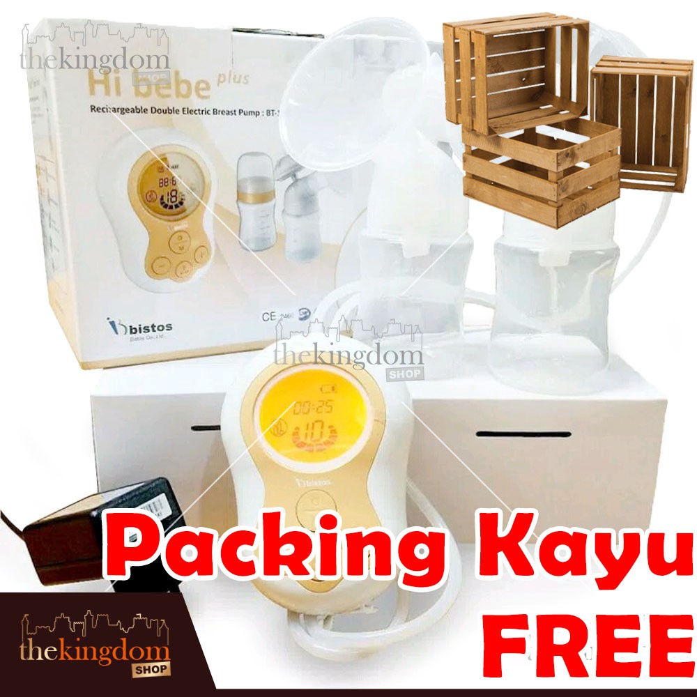 Jual Bistos Hi-Bebe Plus BT-100 BT100 Double Single Breast Pump Pumping ...