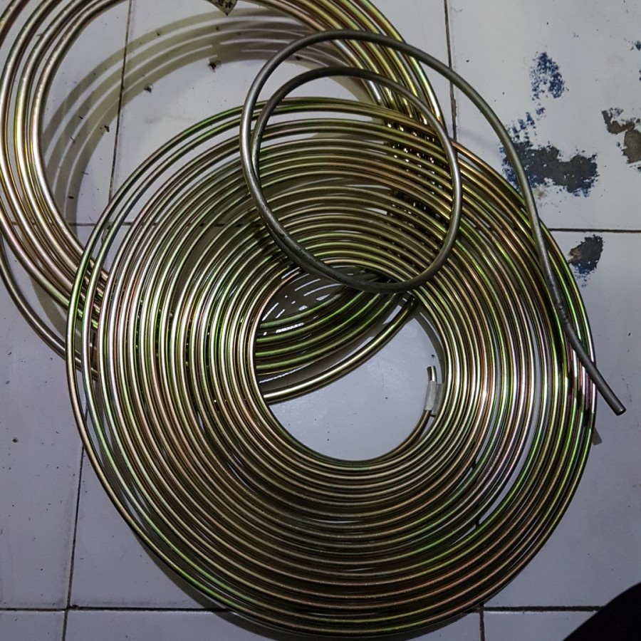 Jual ledeng pipa besi diameter luar 5mm 3/16" steel tubing RECOIL ROLL ...