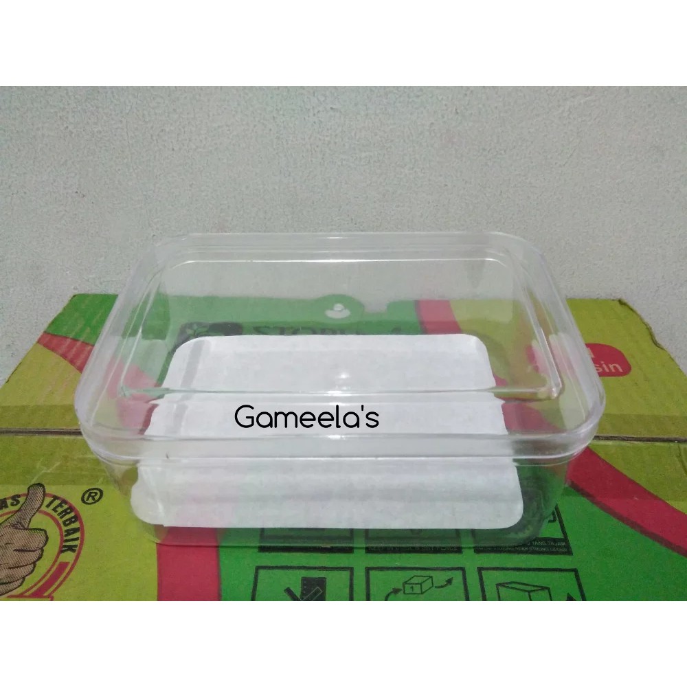 Jual Nuai 377T - Toples Plastik Mika Persegi Panjang Ukuran 250 Gr ...
