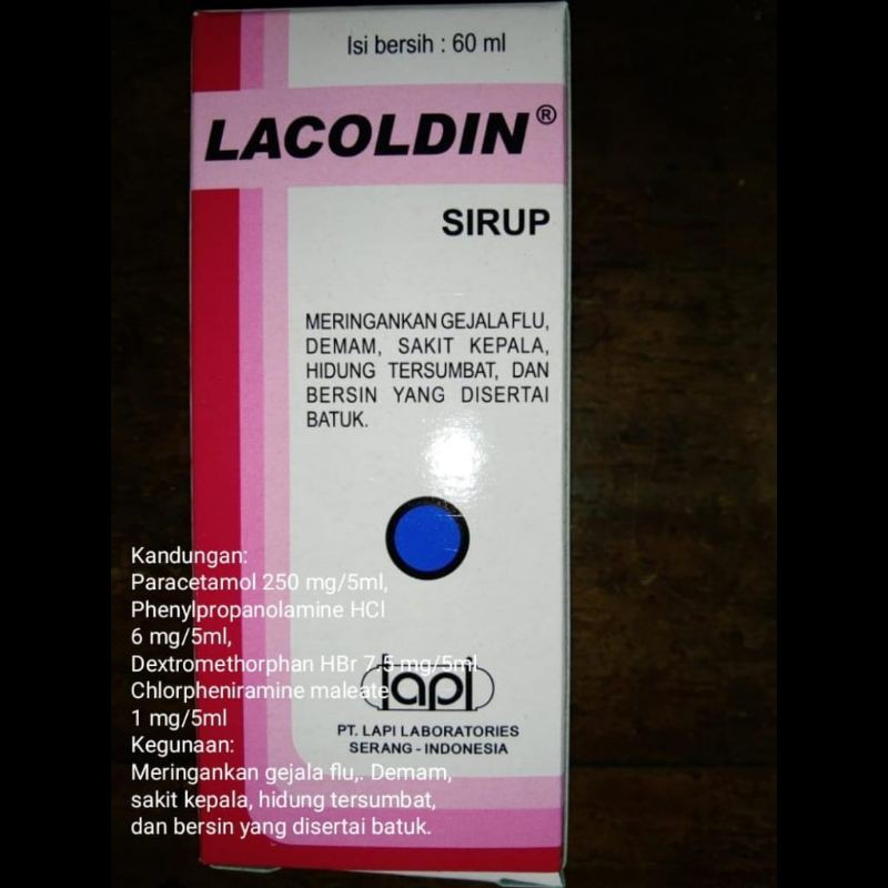 Jual Lacoldin sirup 60 ml | Shopee Indonesia