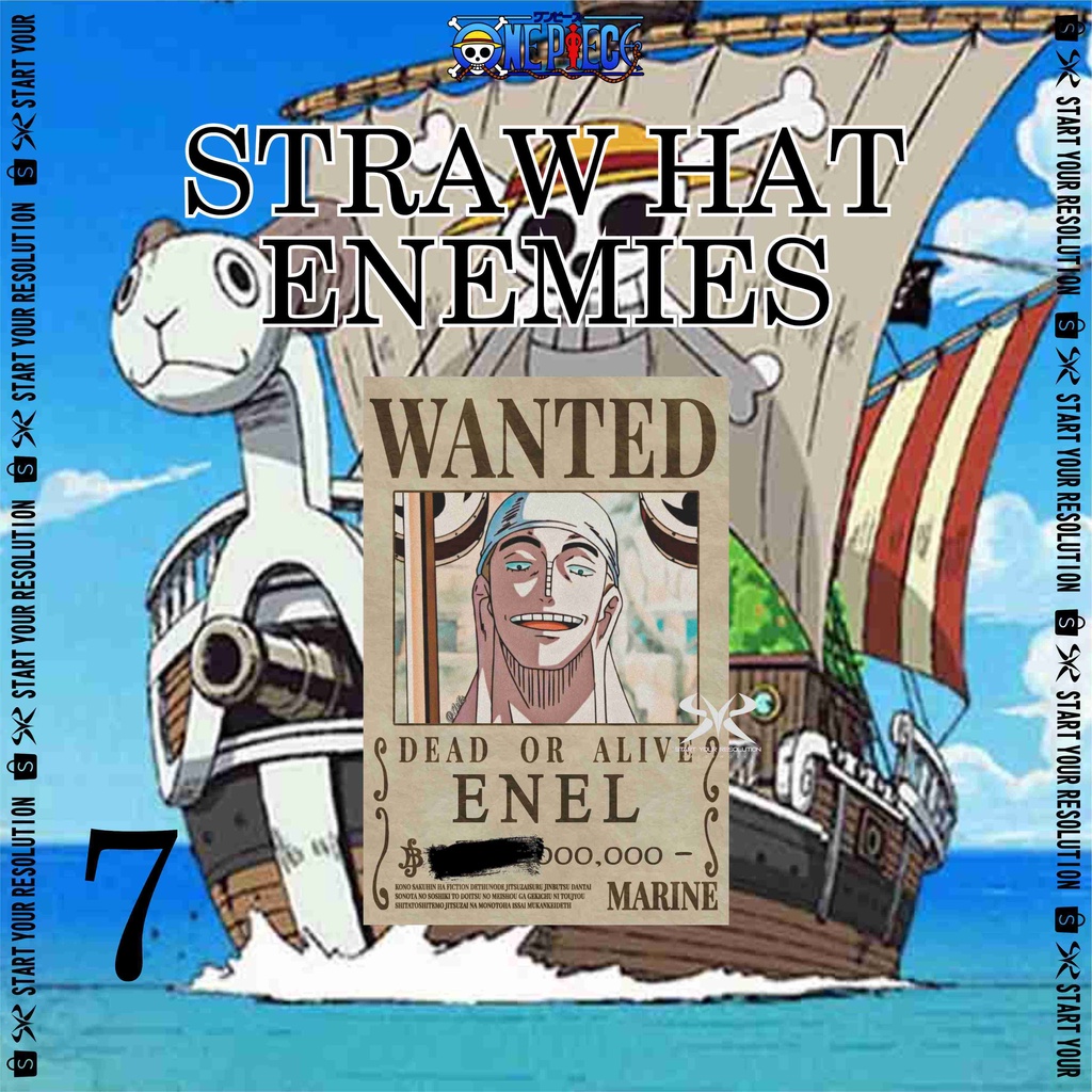 Jual Poster Anime & Manga Wanted One Piece Bounty Straw Hat Enemy ...
