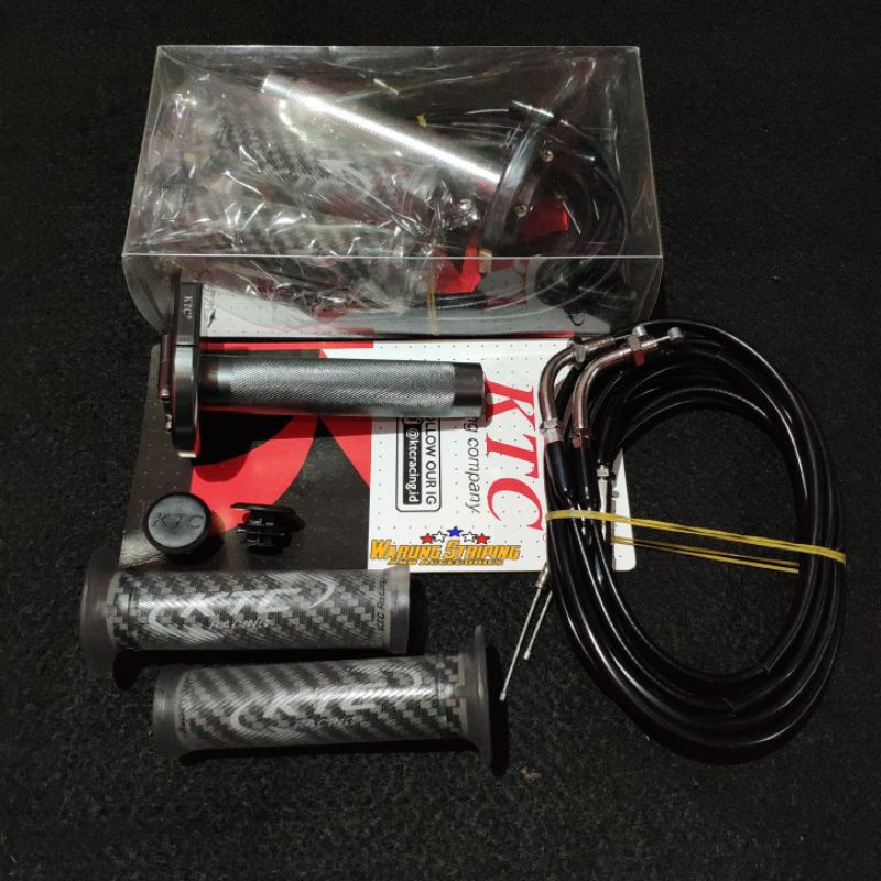 Jual Gas KTC 2 kabel grey plus handgrip ktc | Shopee Indonesia