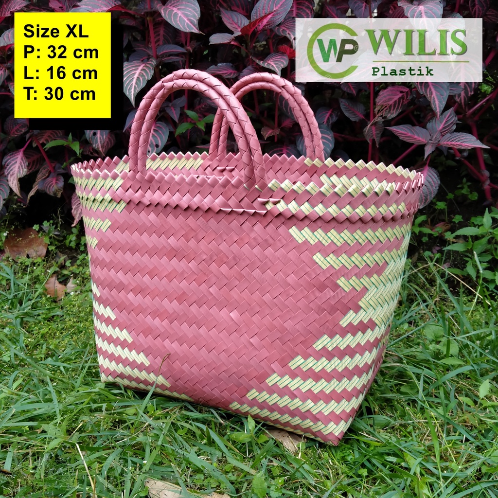 Jual Tas Anyam Hampers READY STOCK Bahan Plastik Strapping Tebal untuk ...