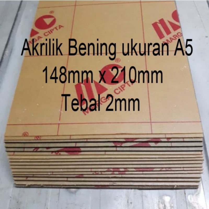 Jual akrilik a5 akrilic a5 murah A5 akrilik ukuran A5 akrilik ukuran 14 ...