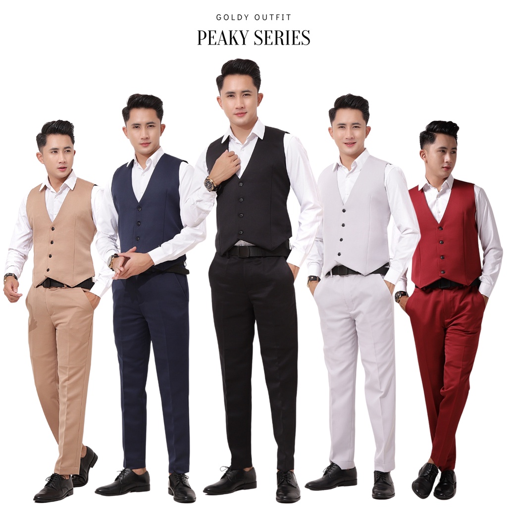 Jual Goldy Outfit Setelan Celana & Rompi Formal - Peaky Series | Shopee ...