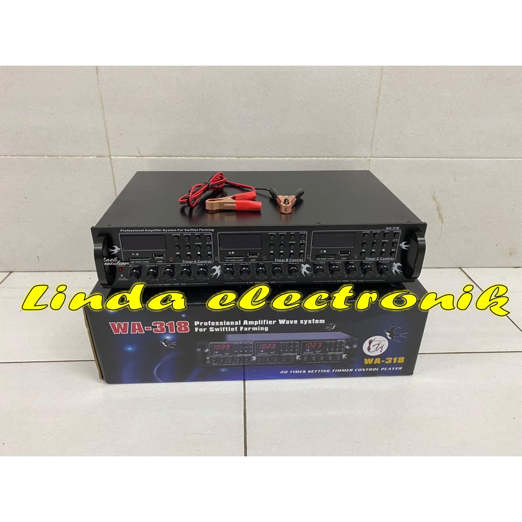 Jual AMPLIFIER AMPLI WALET BLACK SPIDER BS WA 318 BS WA318 BSWA318 BSWA ...