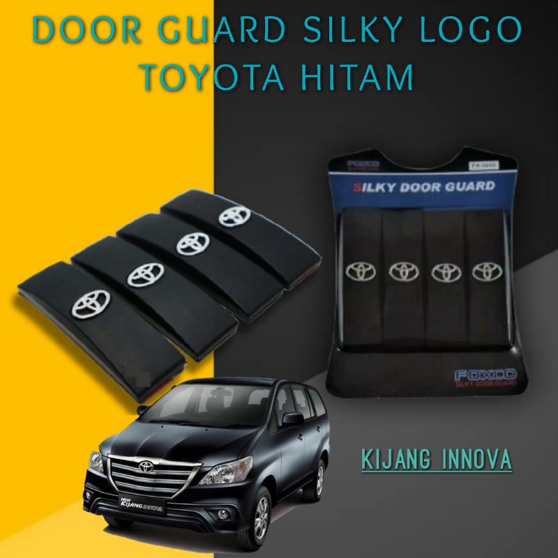 Jual DOOR GUARD SILKY LOGO TOYOTA HITAM MOBIL KIJANG INNOVA | Shopee ...
