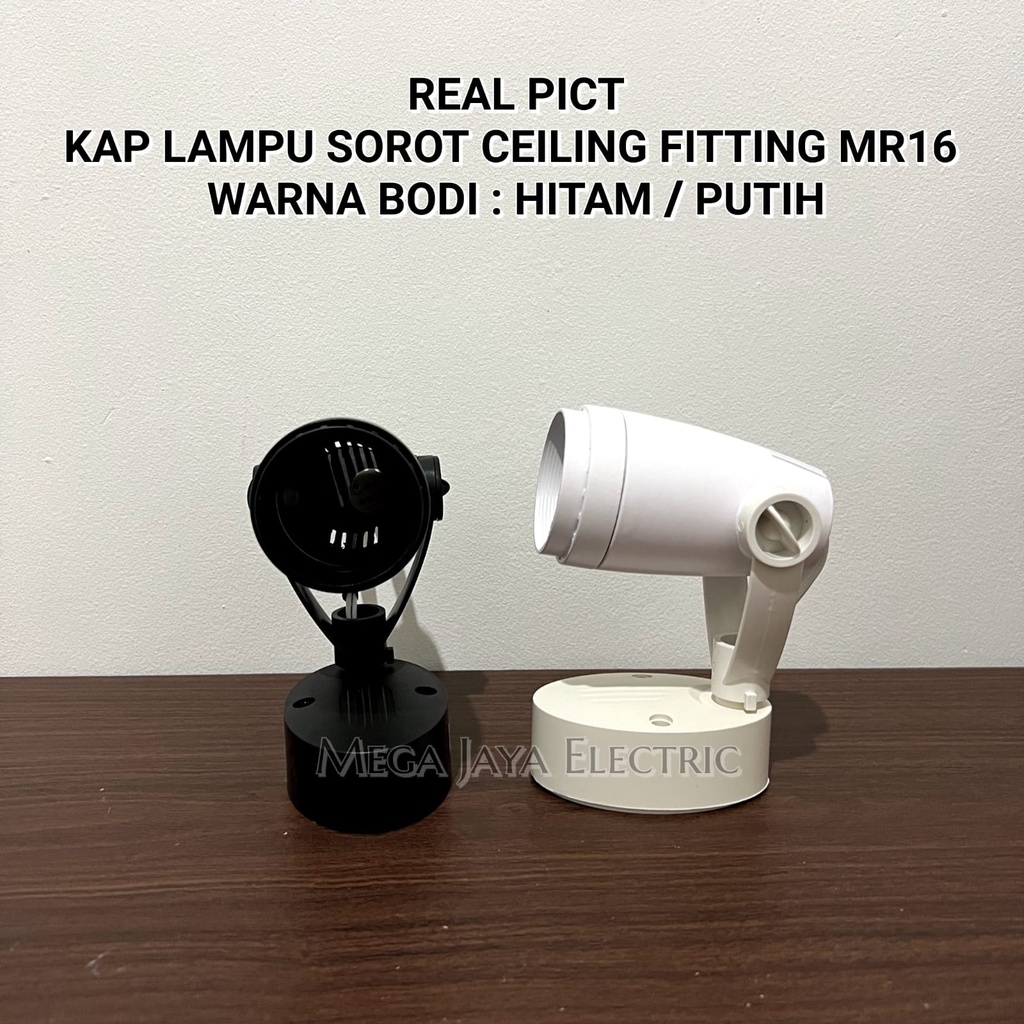 Jual KAP LAMPU SOROT CORONG CEILING FITTING MR16 KAP SPOT LIGHT FITTING ...