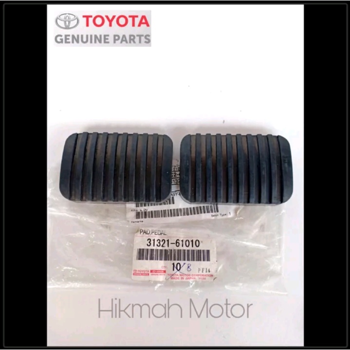 Jual SEPASANG Karet Pedal Rem dan Kopling atau Pad Clutch Pedal Toyota ...