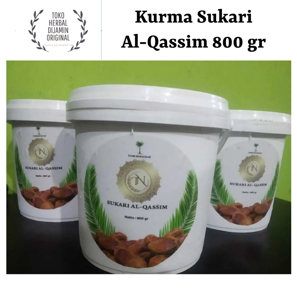 Jual Kurma Sukari Ember | Kurma AL-QASSIM 800gr | Kurma Raja | Kurma ...