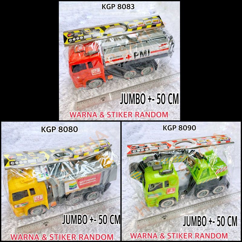 Jual MAINAN KGP 8083 8080 8090 TRUCK TRUK CONSTRUCTION KONSTRUKSI BANGUNAN PEKERJA ALAT BERAT ...