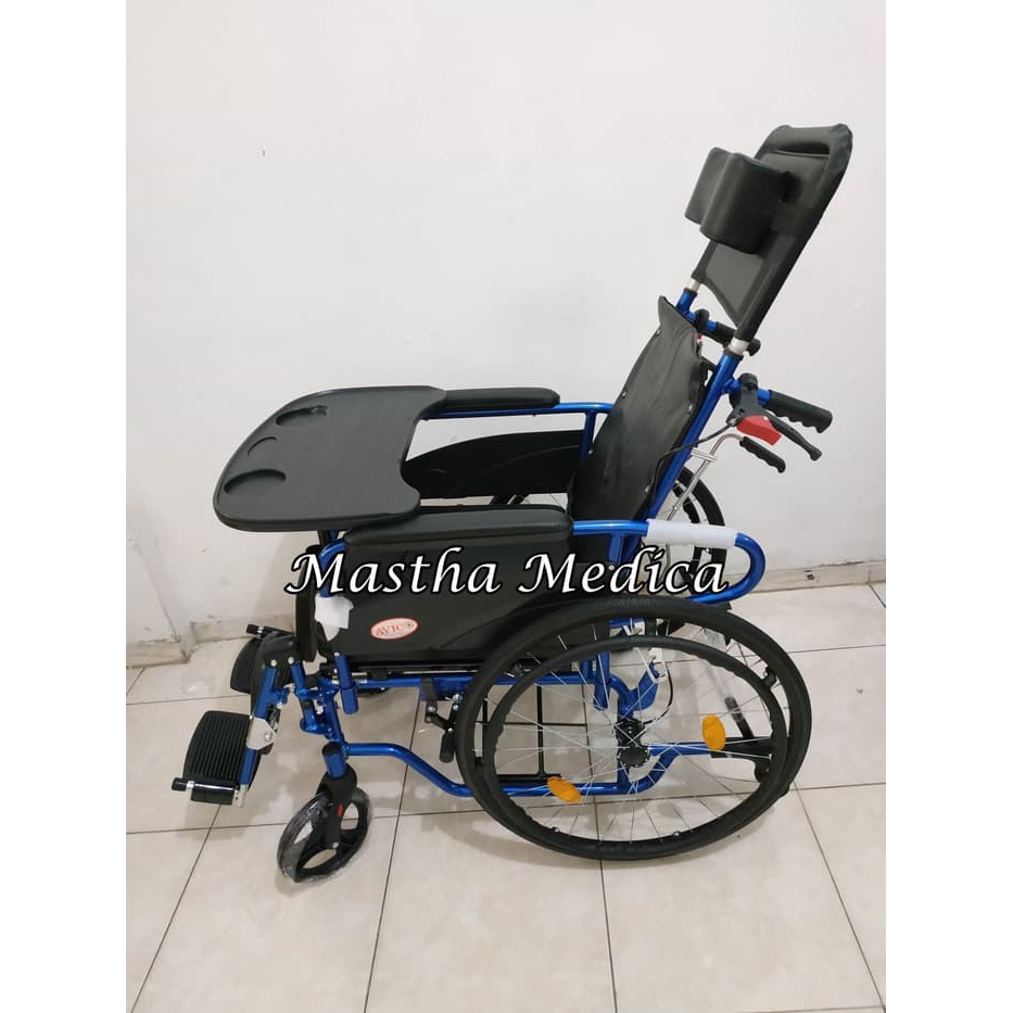 Jual Kursi Roda Alumunium multifungsi 5 in1 Tempat Tidur BAB Makan ...