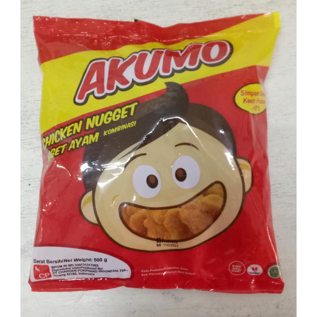 Jual Akumo Chicken Nugget 250gr, 500gr, 1000gr (Khusus Gosend dan Grab ...