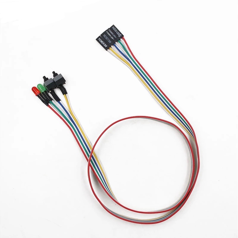 Jual Kabel Tombol Power Reset Switch Front Panel Komputer PC Casing ...