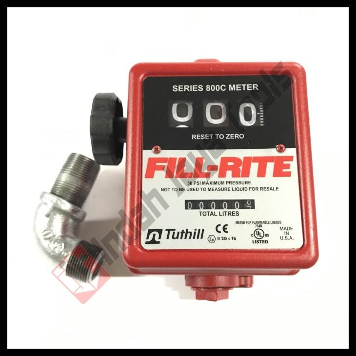Jual Fill-Rite Usa Flowmeter 800 Series 1 Inch 3 Digit Ori - Meteran ...
