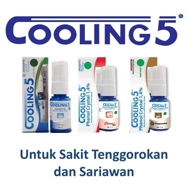 Jual cooling 5 plus orange / jeruk cool mint cherry spray / obat ...