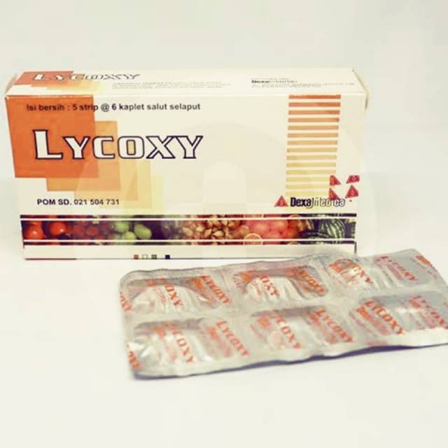Jual Lycoxy tab isi 30 tab antioksidan memperbaiki kualitas sperma dan ...