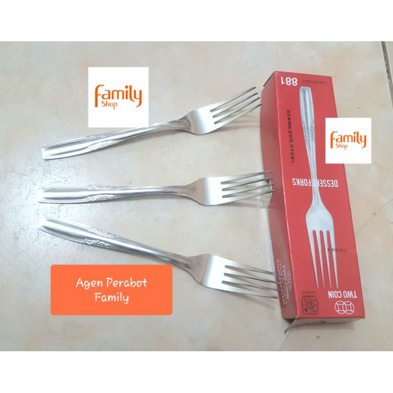 Jual Garpu Makan Stainless / Garpu Makan Restoran High Quality Tebal ...