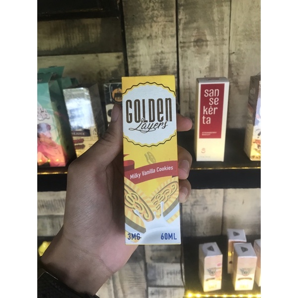 Jual liquid GOLDEN LAYERS authentic/asli/segel/cukai | Shopee Indonesia