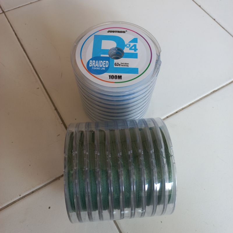 Jual benang PE 4x justron 100 meter conecting | Shopee Indonesia