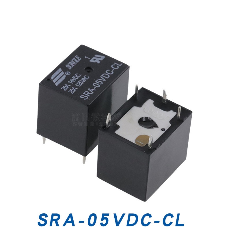 Jual Relay Songle 5V 12v 24V High Power 20A SRA-05VDC-CL SRA-12VDC-CL ...