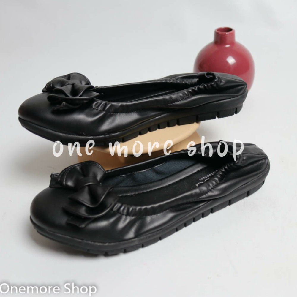 Jual gratica sepatu awewe flatshoes pita kerut AS31 | Shopee Indonesia